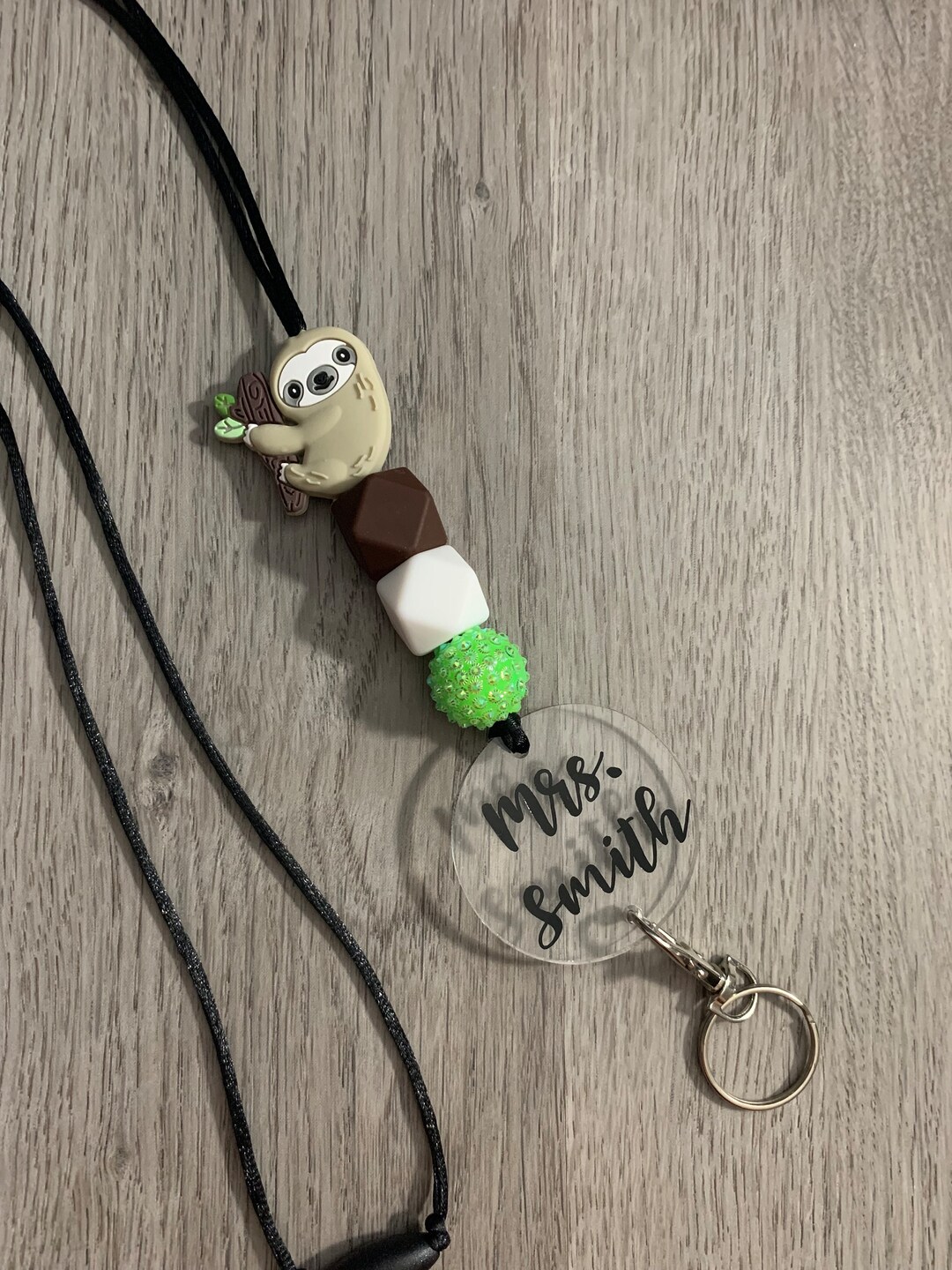 Personalized Lanyard, Teacher Lanyard, Badge Holder, ID Holder, Key ...