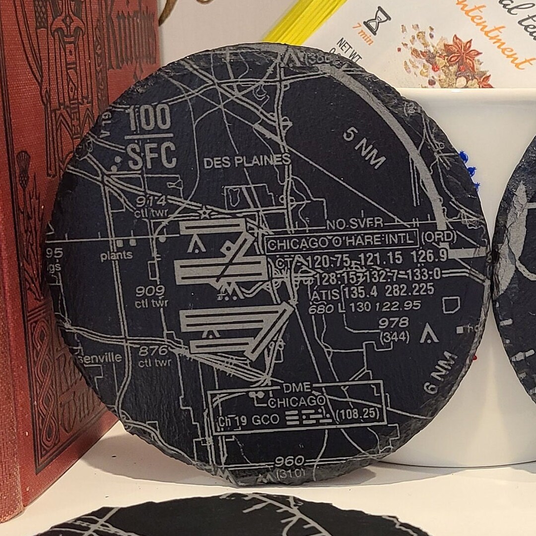 Aviation Coasters, Student Pilot Gift, Personalized Coasters ...