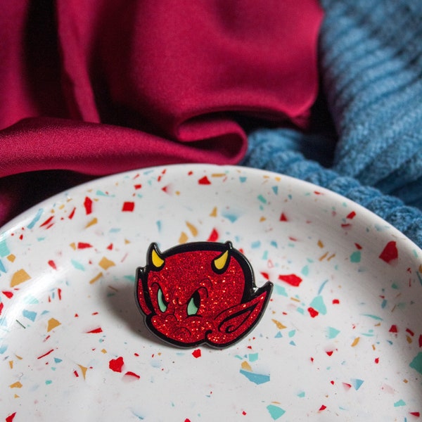 Devil Pin - Etsy