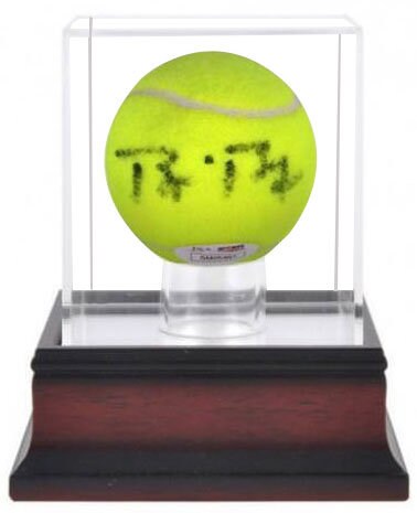 Tennis Ball Display Case Mahogany Base - Etsy