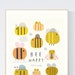 Bee Happy Wall Art - Wall Art - Children's Prints - Children's Wall Art ...