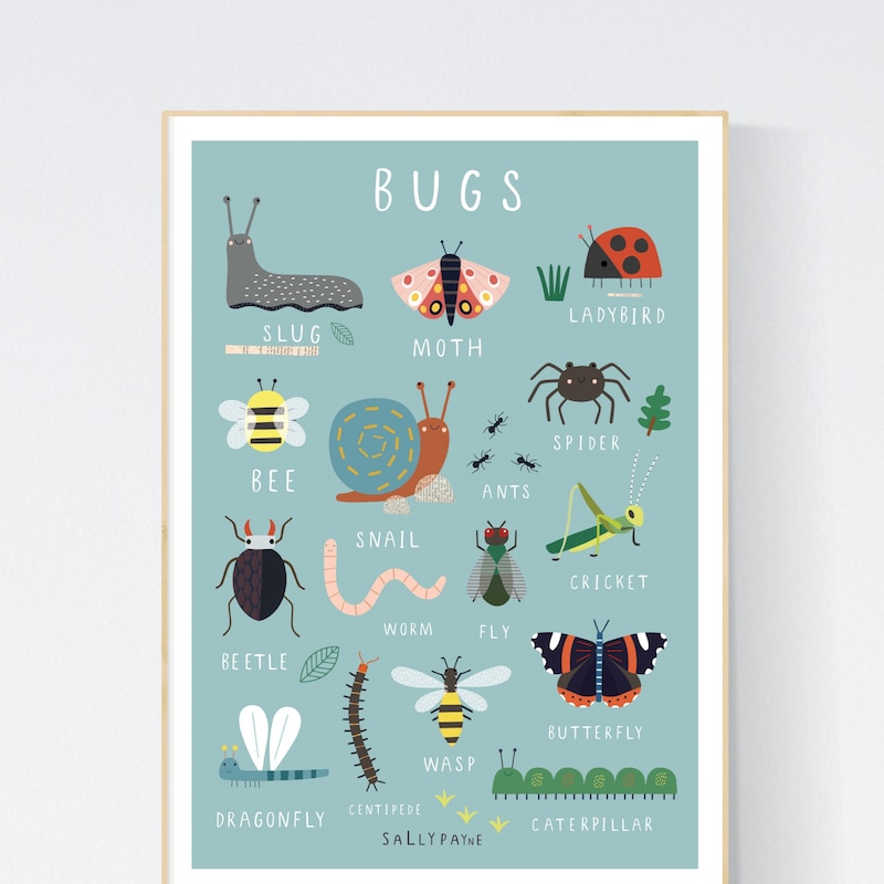 Bug Art Print - Etsy