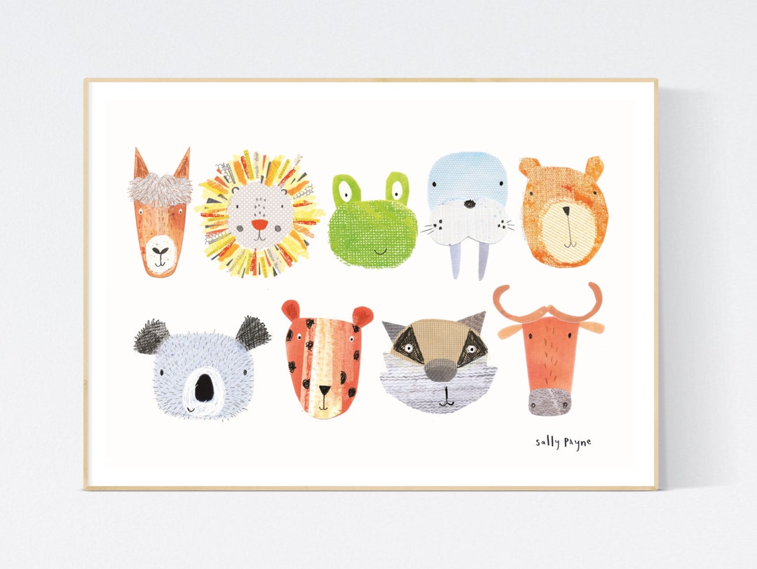 Animal Wall Art - Wall Art - Wall Prints - Children's Wall Art - Etsy
