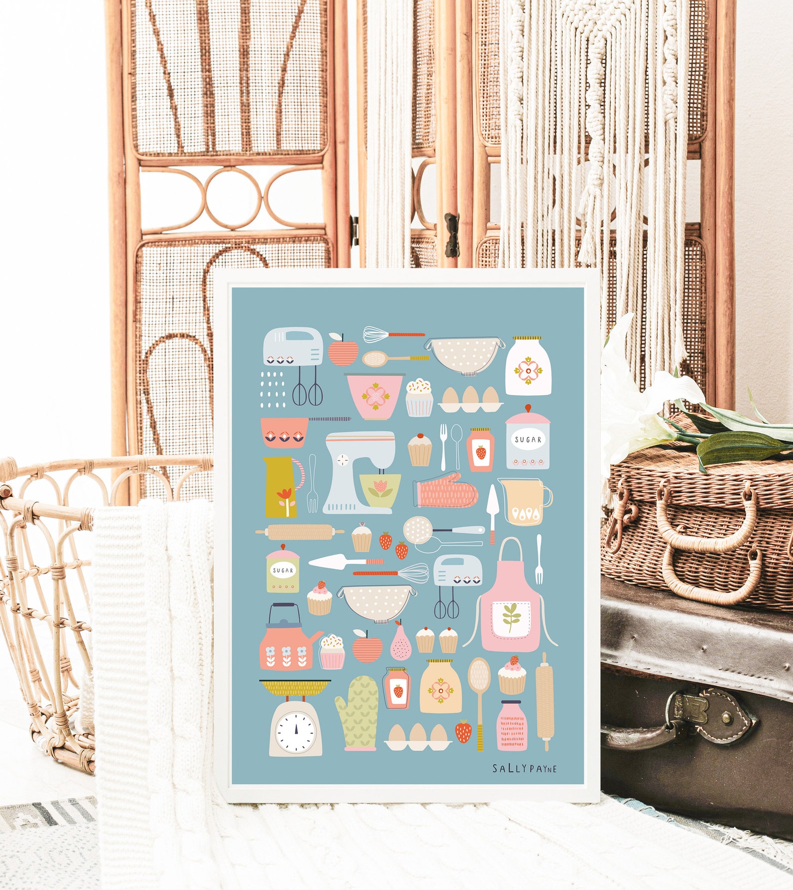 Baking Kitchen Cooking Wall Print Wall Art wall Decor - Etsy