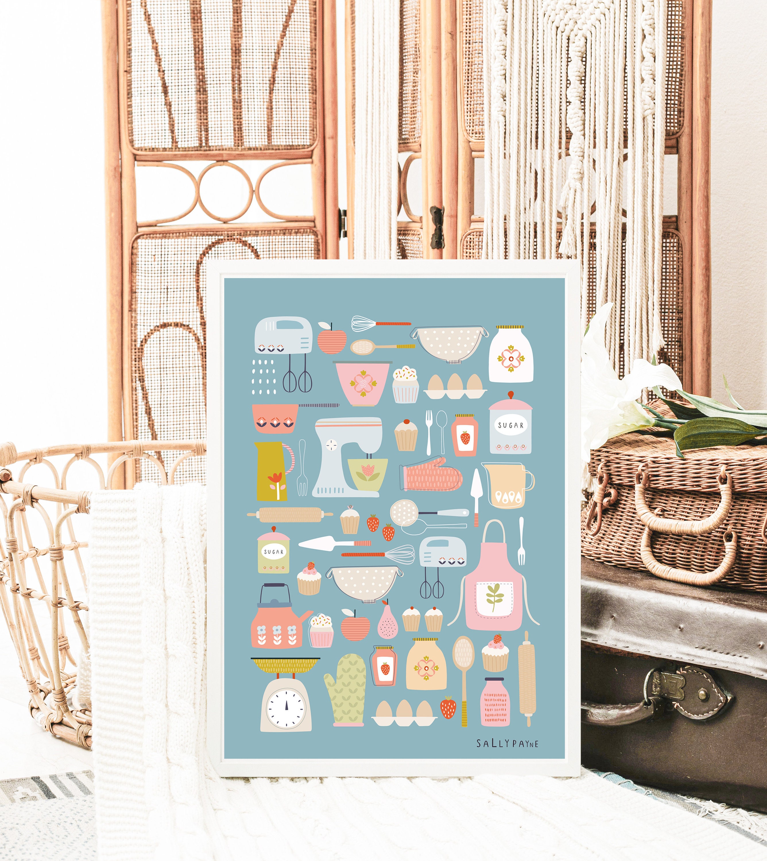 Baking Kitchen Cooking Wall Print Wall Art wall Decor - Etsy