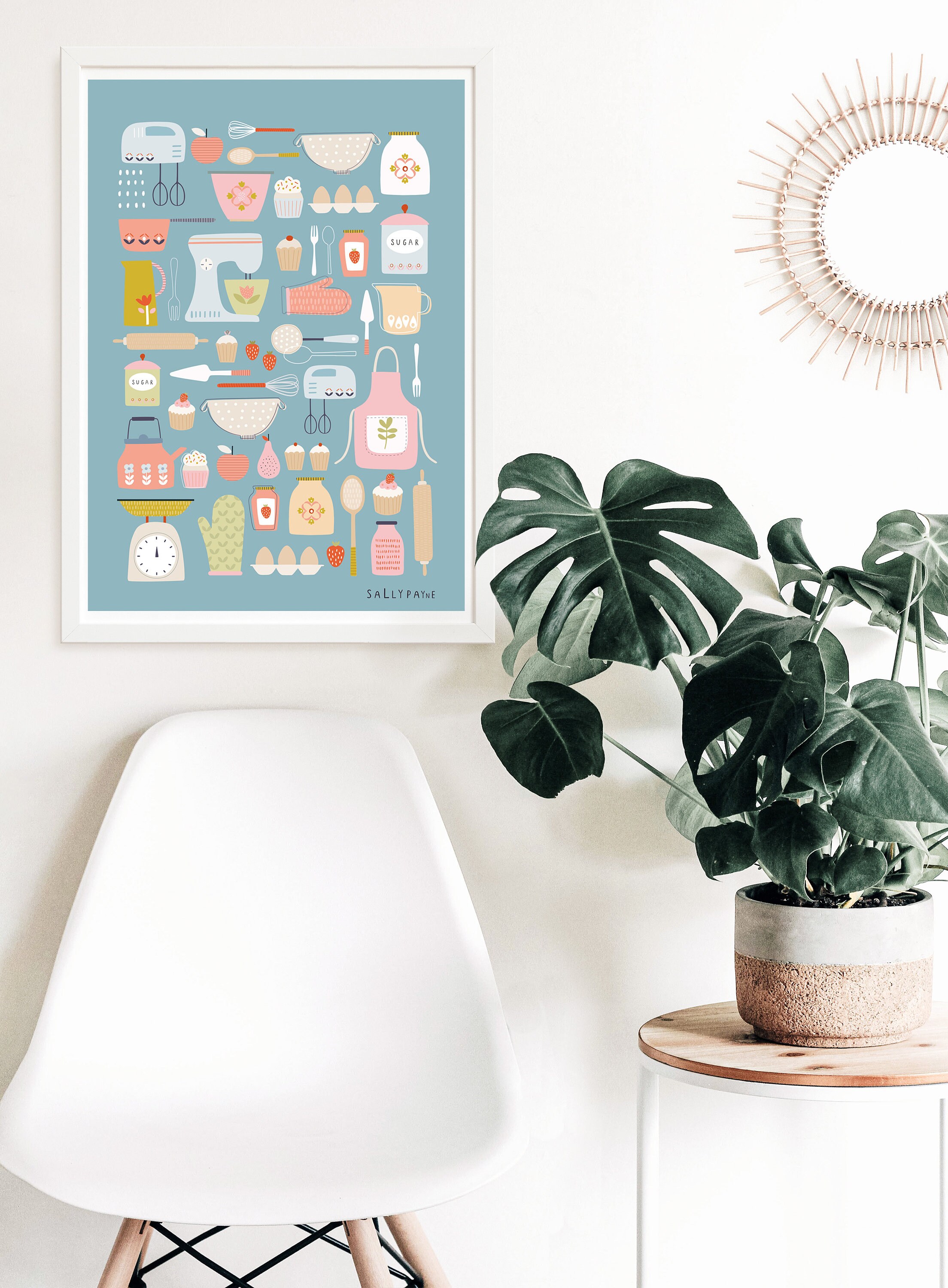 Baking Kitchen Cooking Wall Print Wall Art wall Decor - Etsy