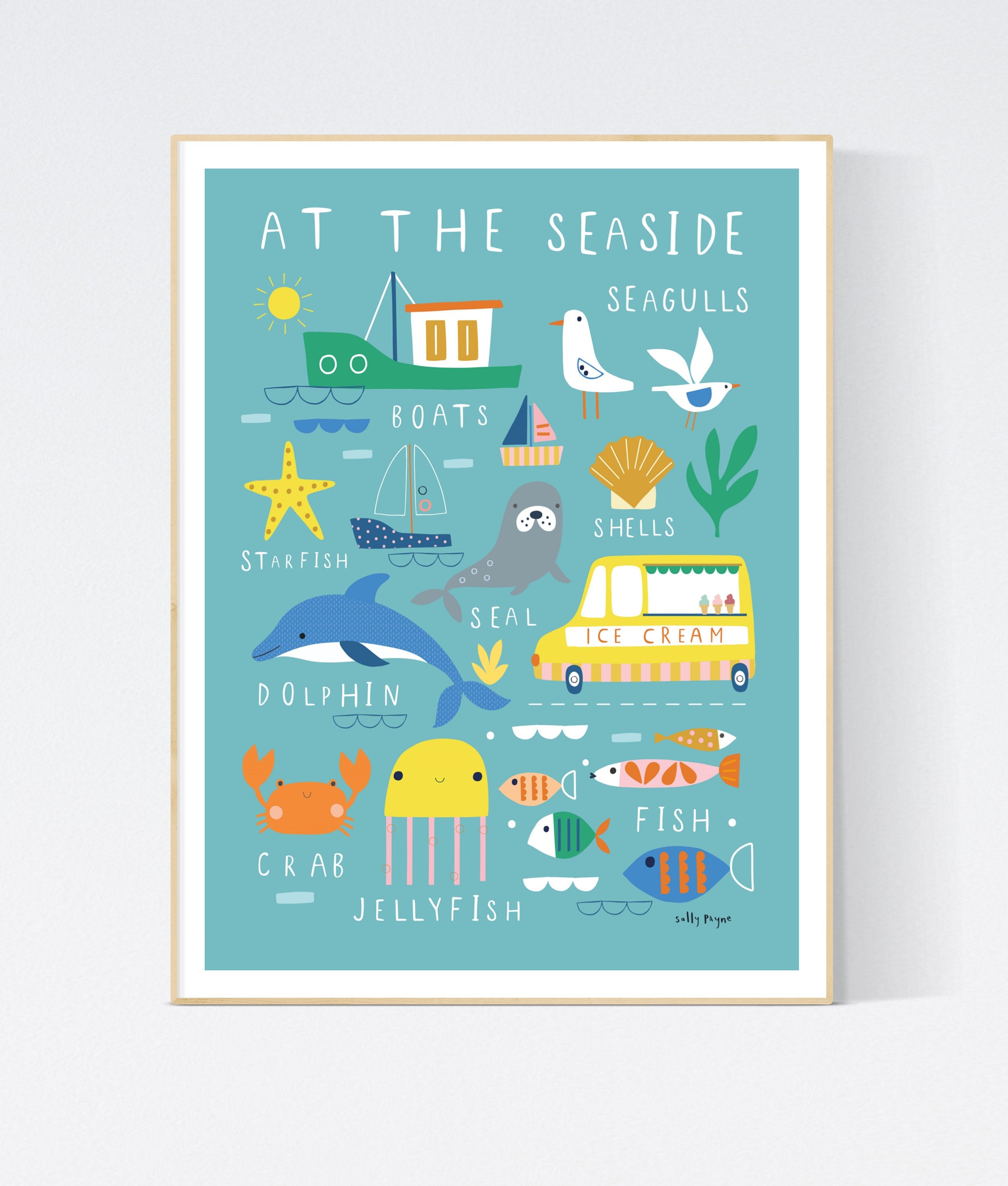 At the Seaside Wall Art Children's Prints - Etsy