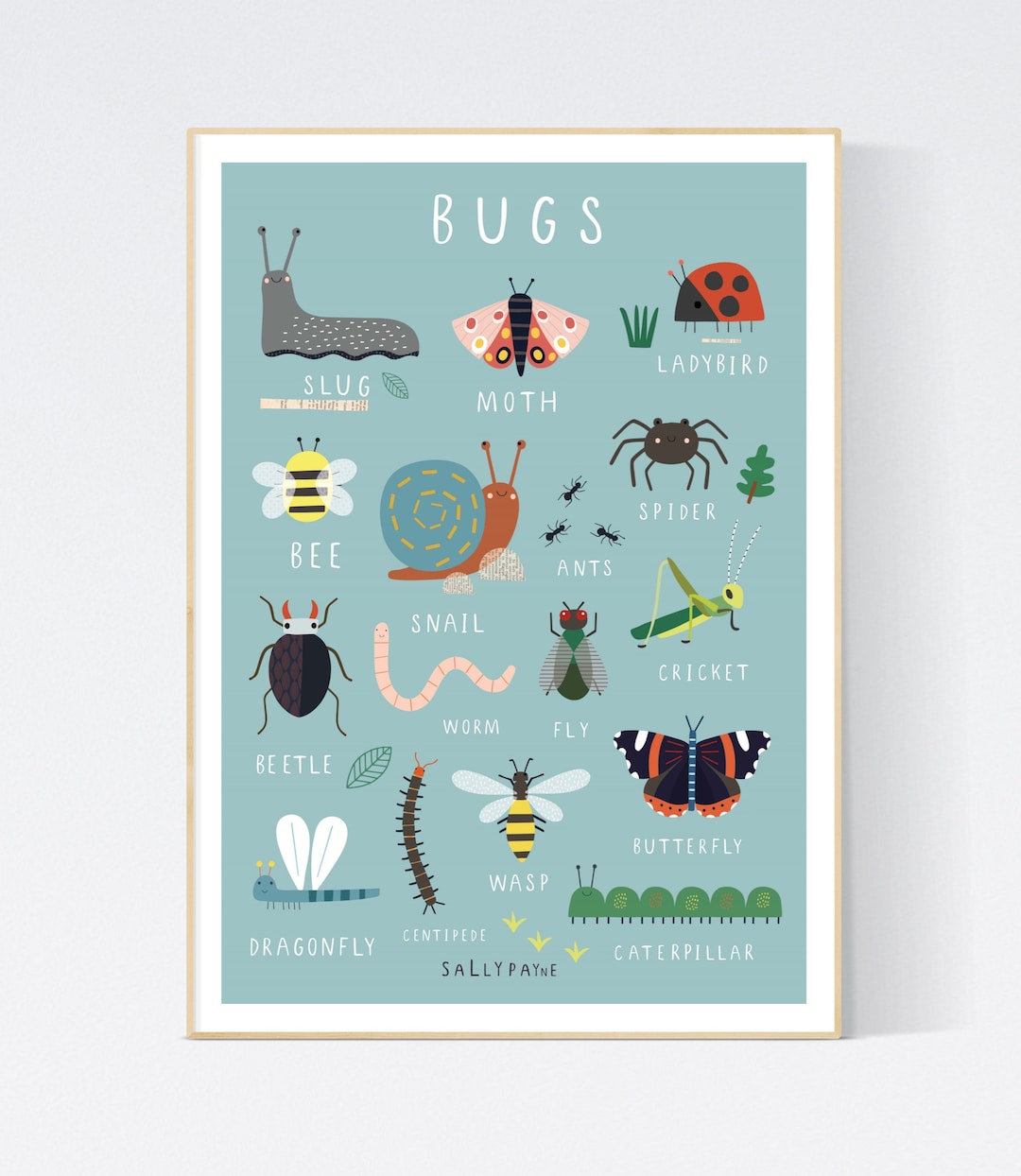 Bugs Wall Art - Wall Art - Children's Prints - Children's Wall Art ...