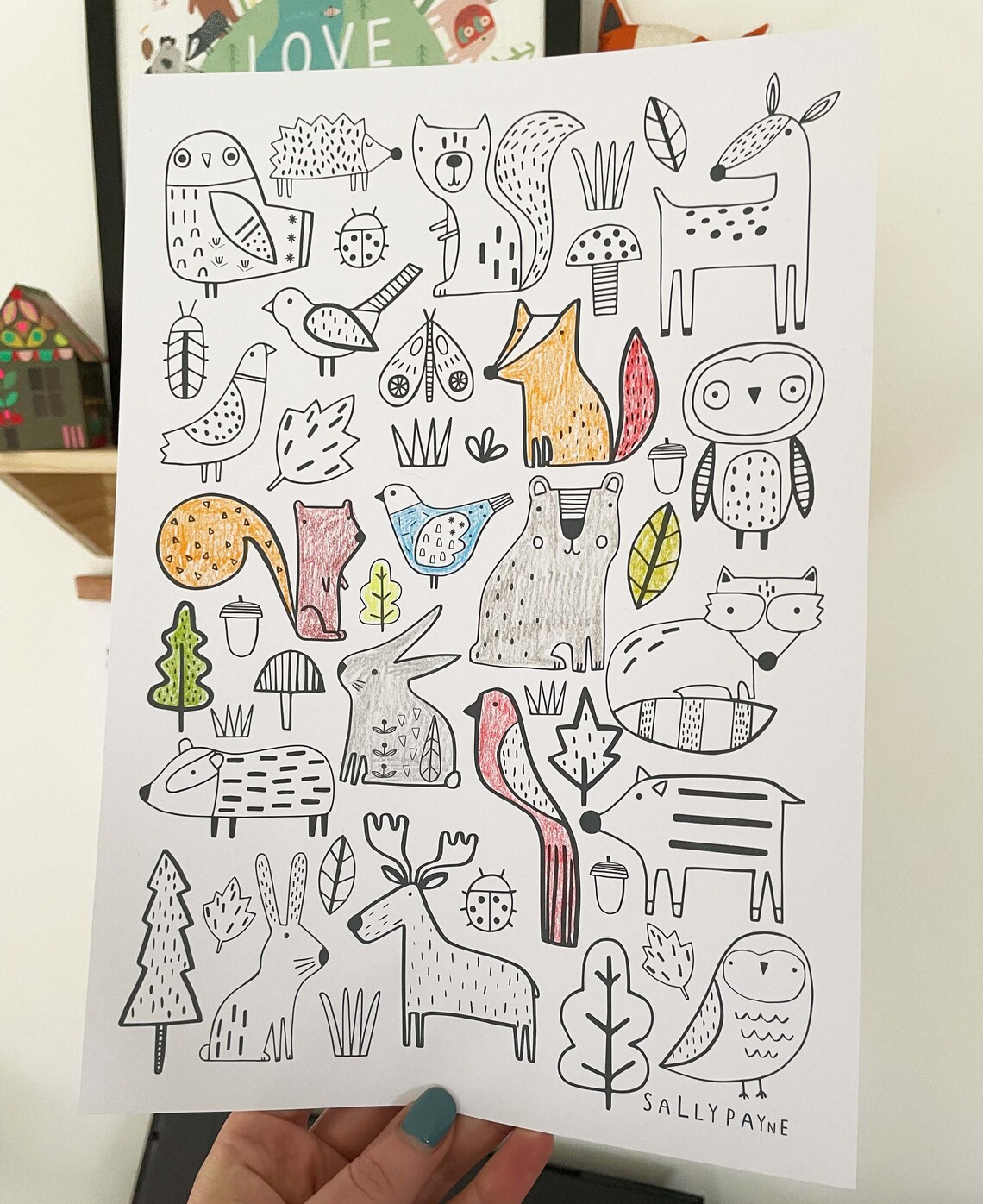 A4 Animal Colouring Page, Coloring Page, Childrens Colouring Page ...