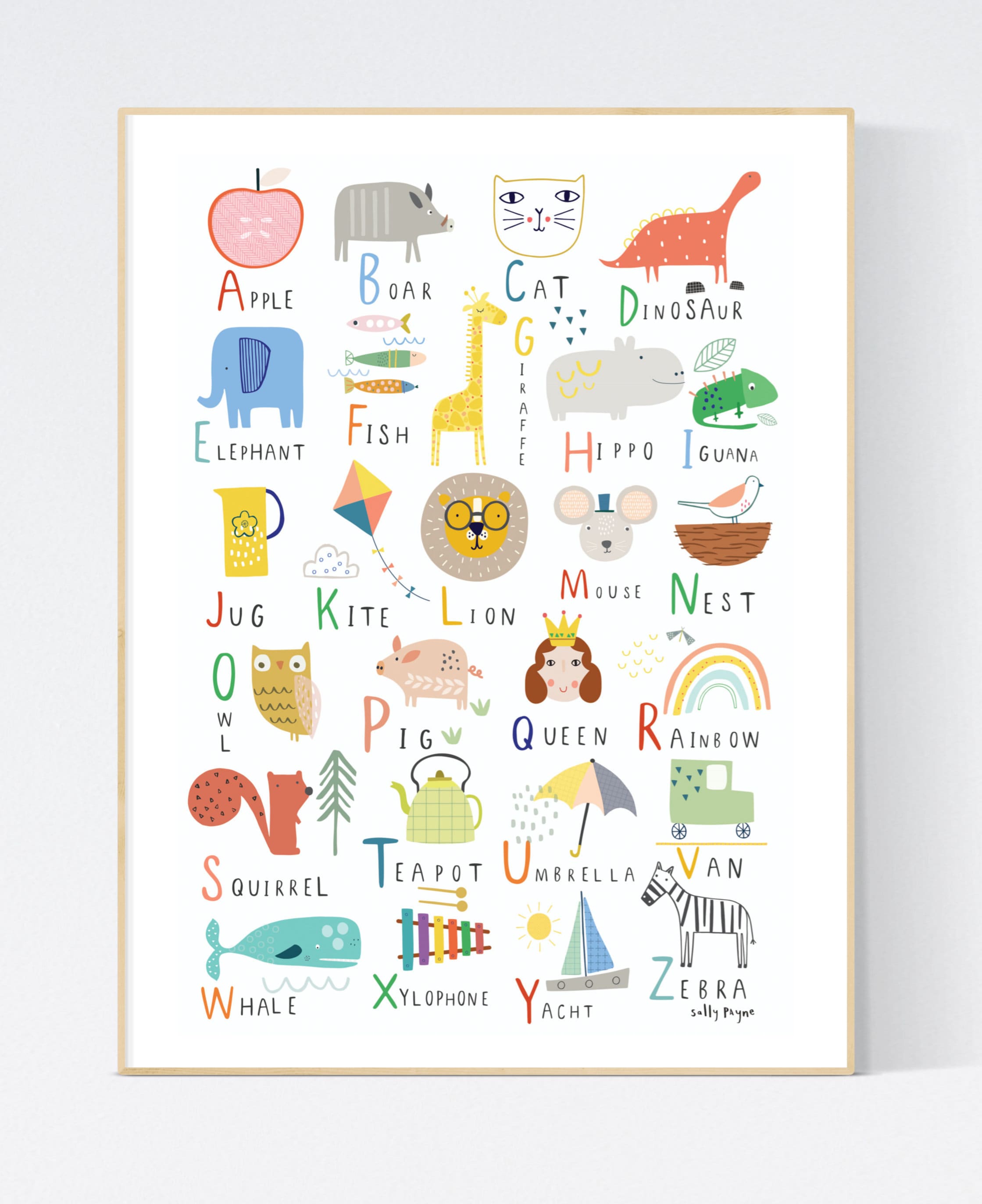 Alphabet Wall Art Wall Art Children's Prints - Etsy