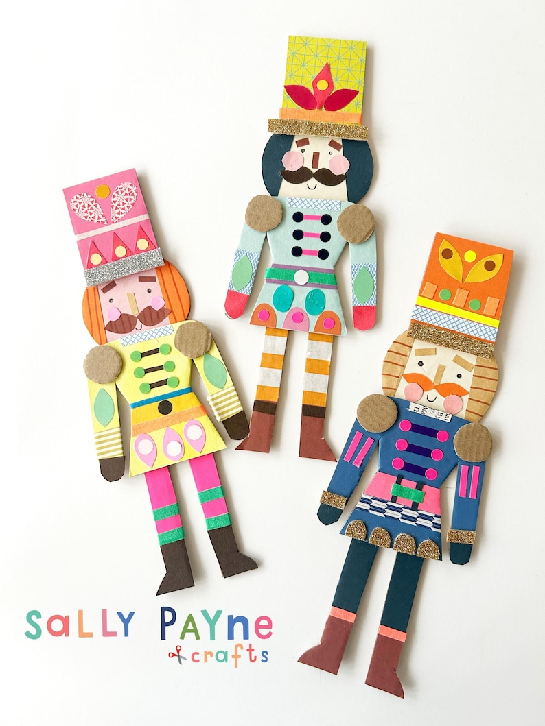 CHRISTMAS NUTCRACKER CRAFT - Digital Download - - Etsy
