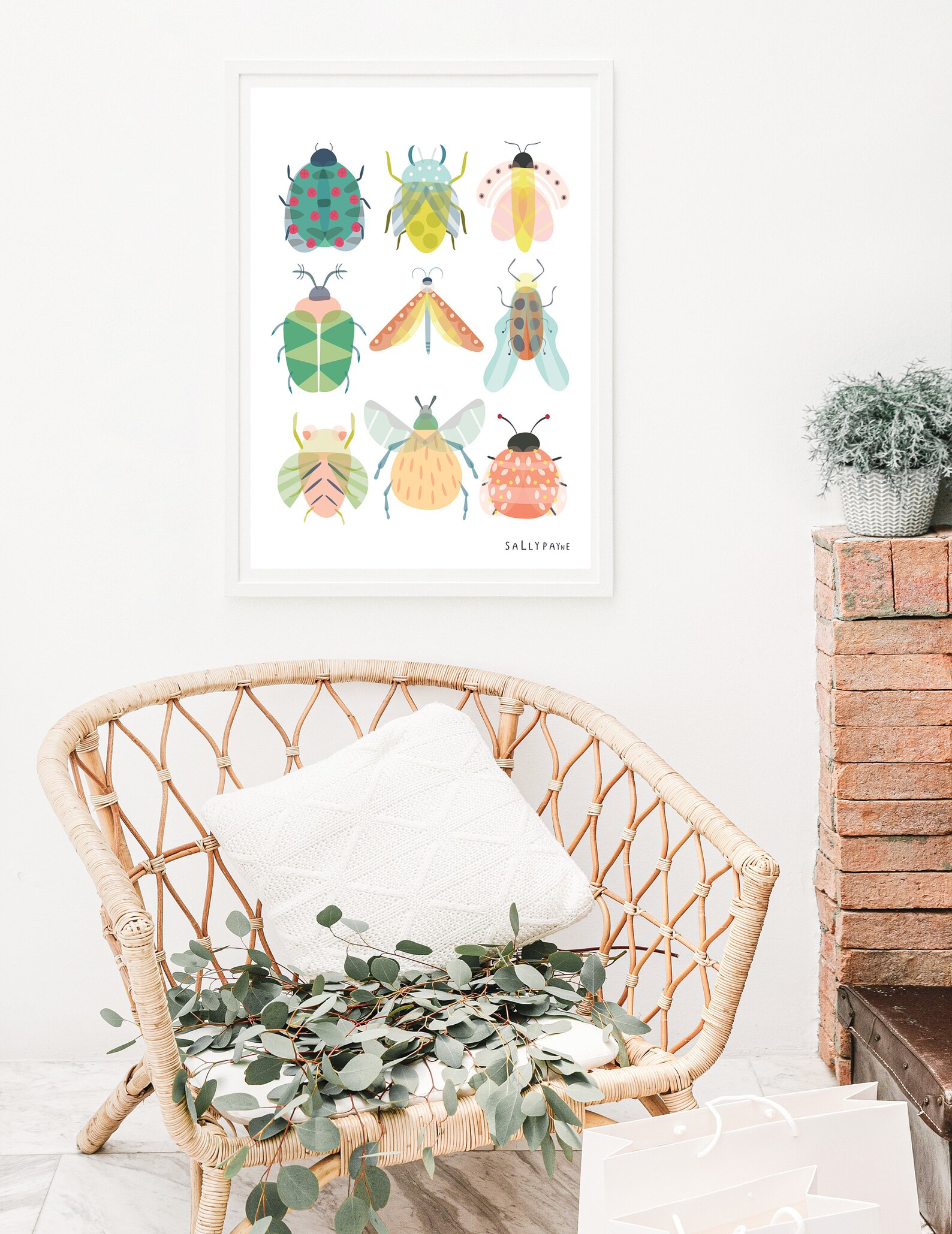 Bug Wall Art Wall Art Children's Prints - Etsy