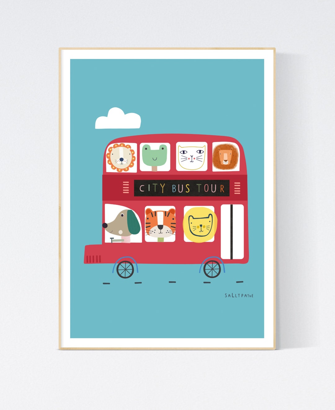 Bus Wall Art - Wall Art - Wall Prints - Children's Wall Art - Etsy