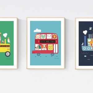 Bus Wall Art - Wall Art - Wall Prints - Children's Wall Art - Etsy