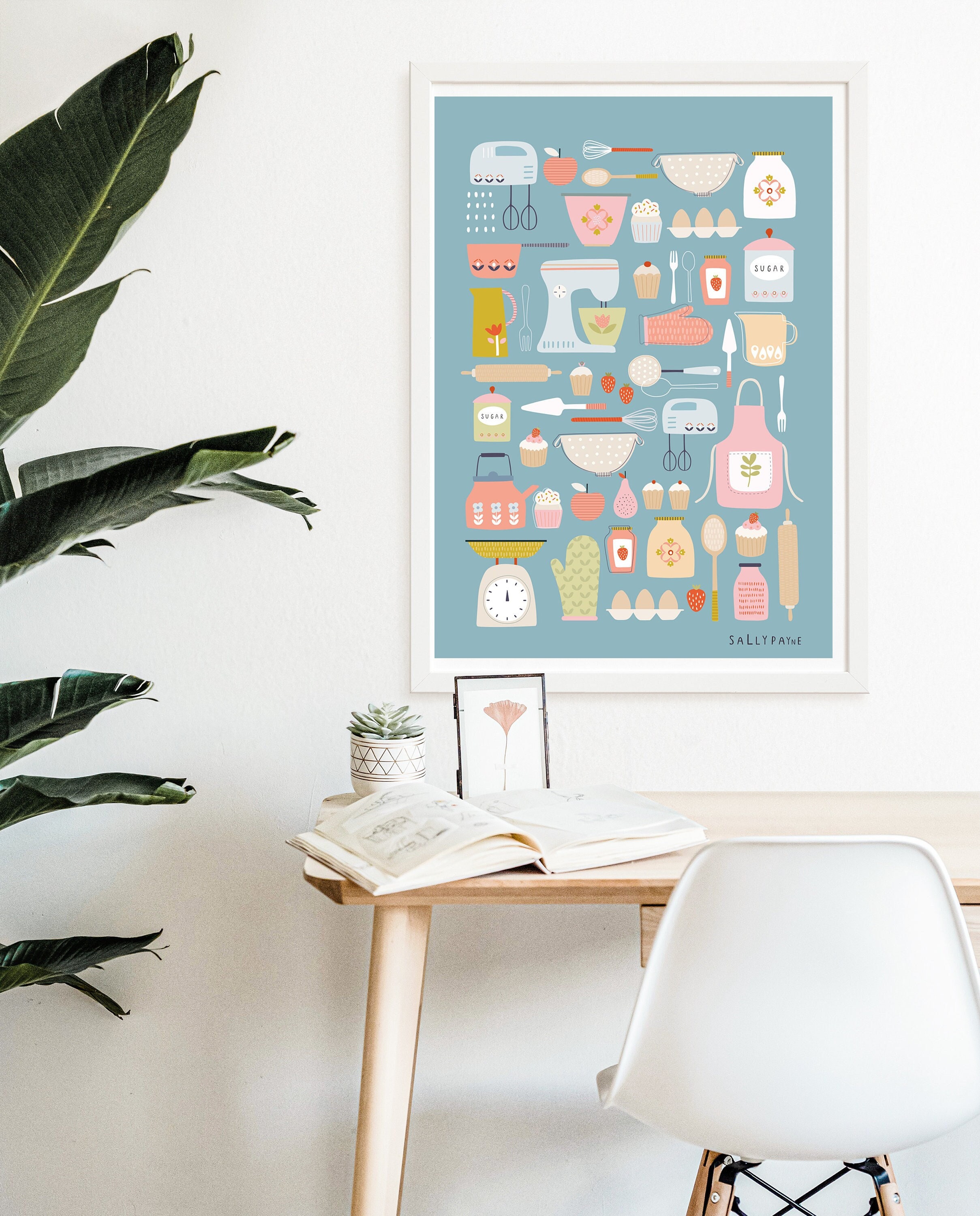 Baking Kitchen Cooking Wall Print Wall Art wall Decor - Etsy