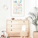 Numbers Wall Art Counting Wall Art Children's Prints - Etsy