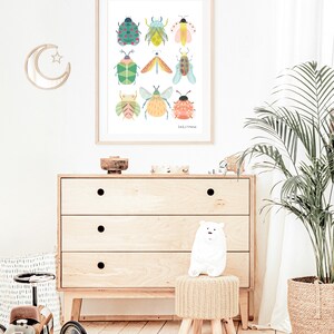 Bug Wall Art - Wall Art - Children's Prints - Children's Wall Art ...