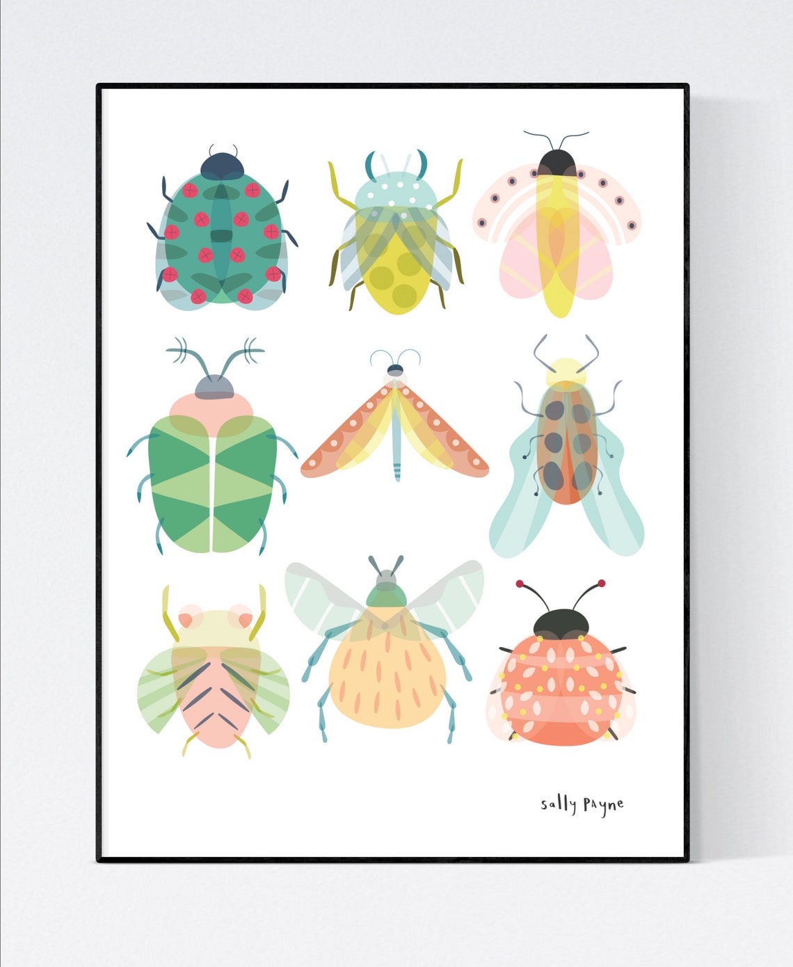 Bug Wall Art Wall Art Children's Prints - Etsy