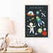 Space Wall Art Wall Art Children's Prints - Etsy