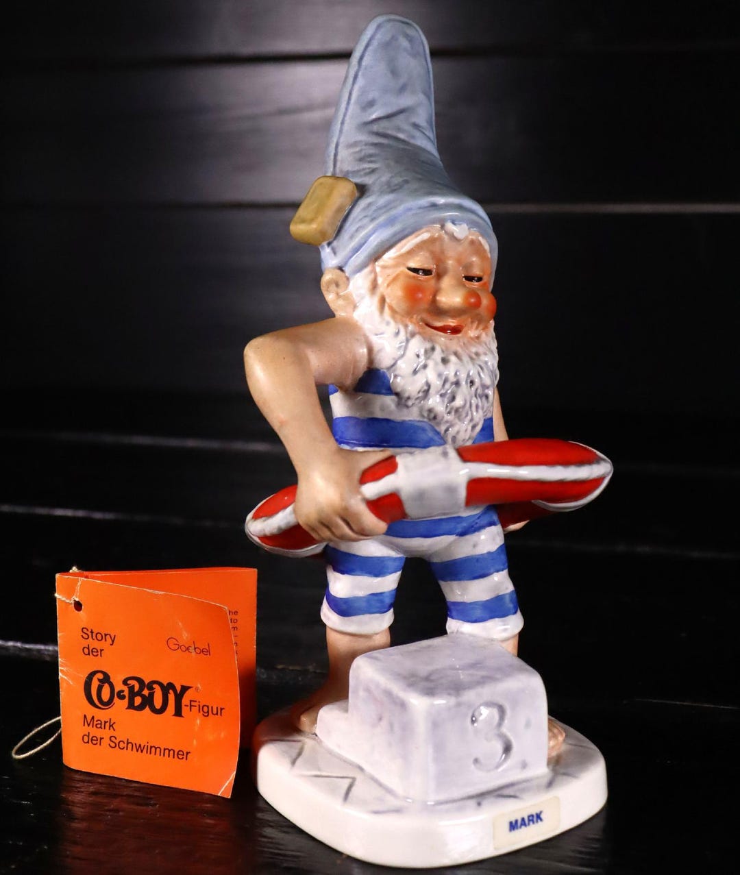 Goebel Co-boy Mark Der Schwimmer Porzellan Zwerg Well 524 #A - Etsy