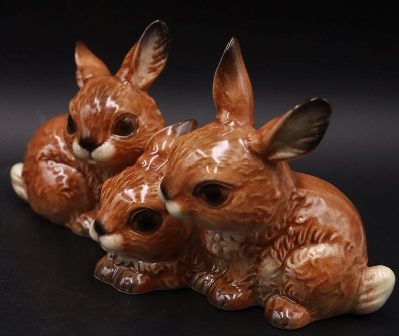 Goebel Porcelain Figurine Rabbit Trio 34813-08 / 3 Rabbits #N - Etsy