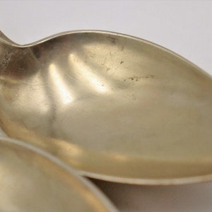 Antique Wellner WSMFS Alpacca Menu Spoons 22 Cm 6 Pieces Design Spaten ...