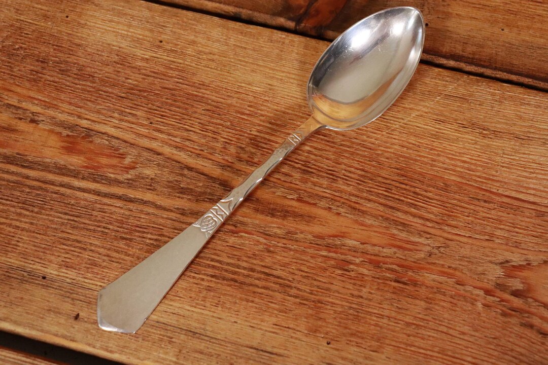 Antique Robbe & Berking Menu Spoon 800 Silver Hand Hammered / Spoon 22 ...