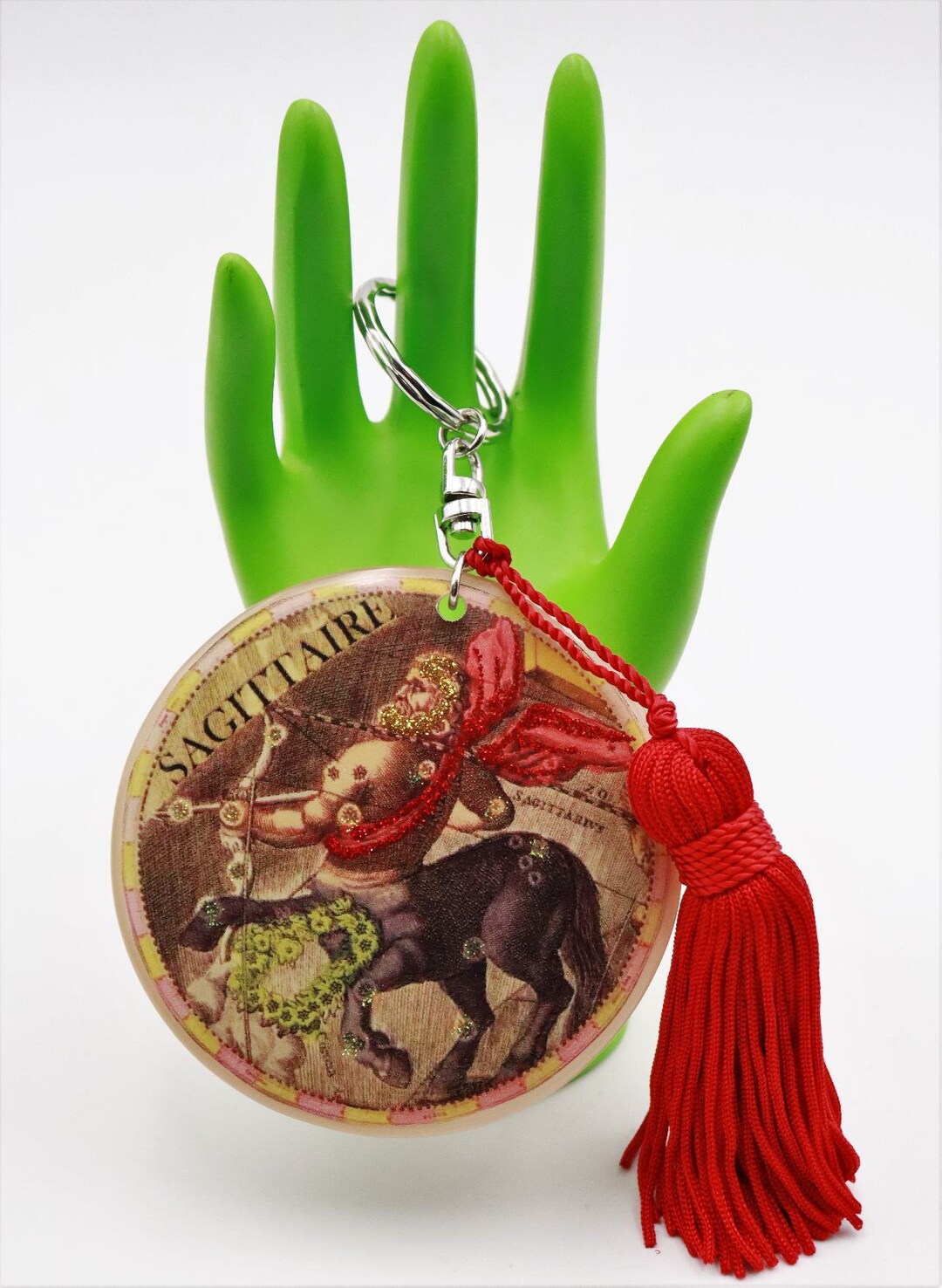 Natasha Farina Paris Designer Keychain Zodiac Sign Sagittarius. #W - Etsy