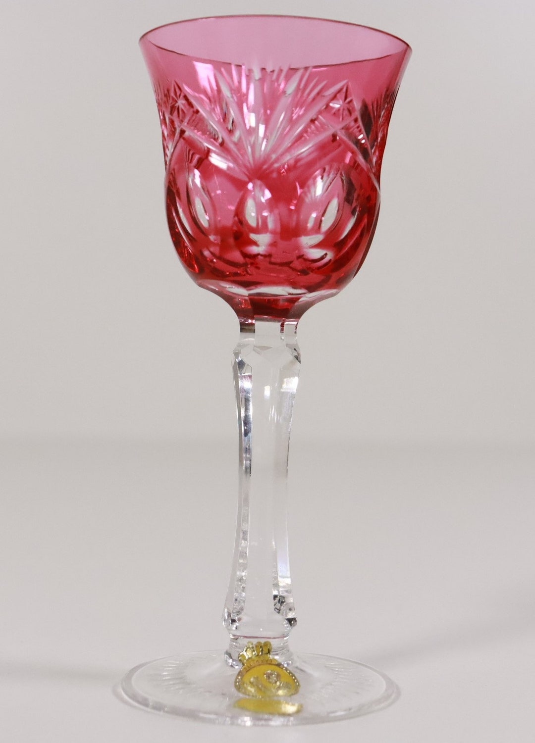 Nachtmann Liqueur Glass / Crystal / Roman / Roman Glass / Pink Y1 - Etsy