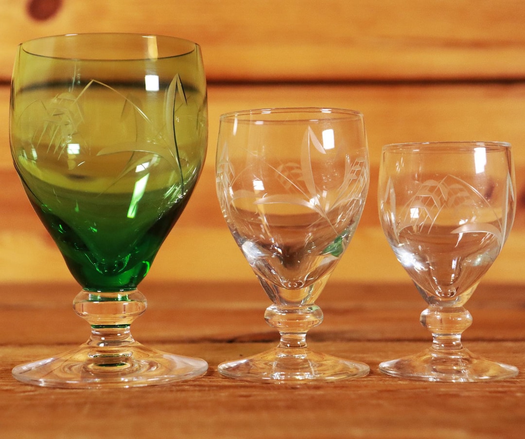 Holmegaard Bygholm Series Set Foot Cordials With Signature Antique ...