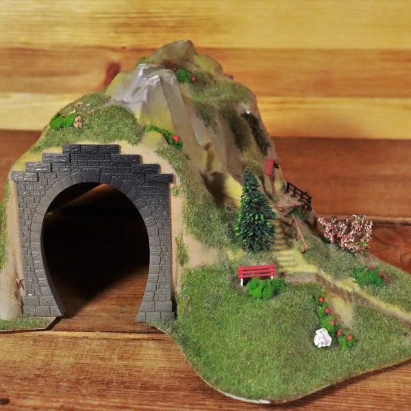 Train Mountain Diorama - Etsy