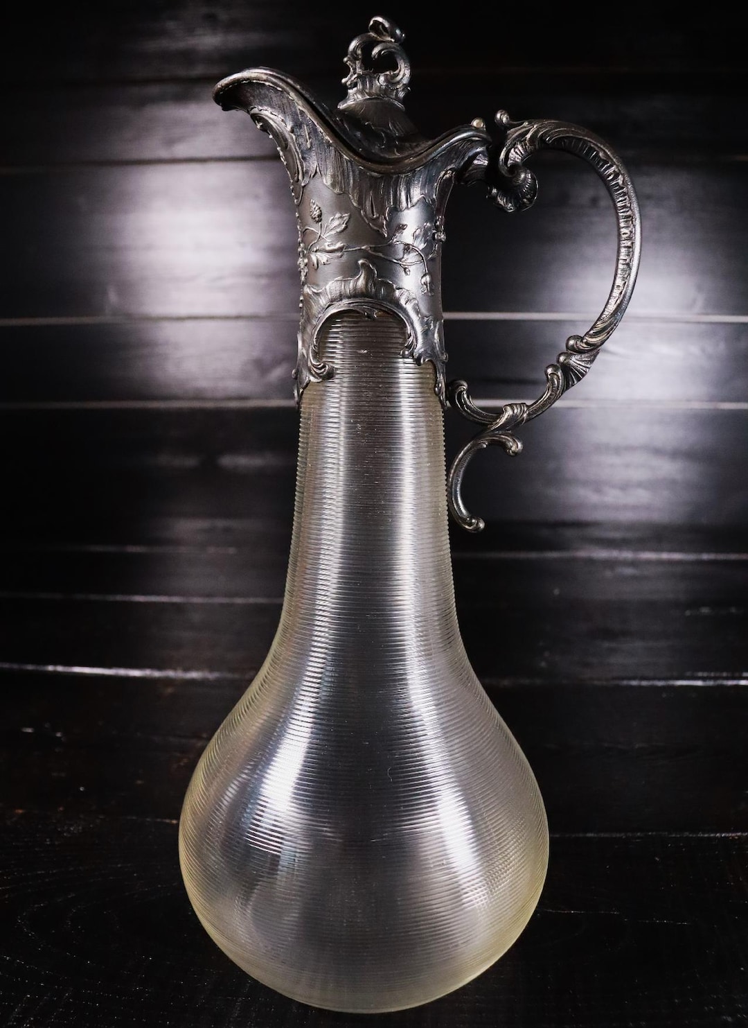 WMF Art Nouveau Carafe Around 1880 With Silver Hallmark WMFB I/O AS ...