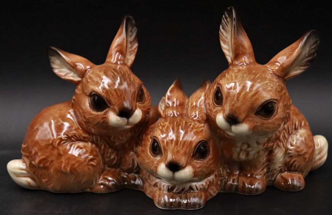 Goebel Porcelain Figurine Rabbit Trio 34813-08 / 3 Rabbits N - Etsy