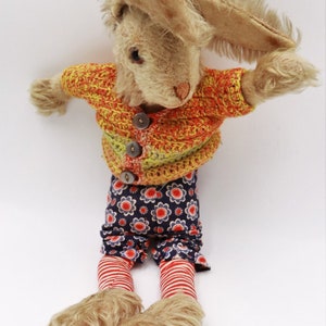 Schuco Hegi Bigo Bello Rabbit 60s Mohair Stuffed Toy / Old & Original W ...