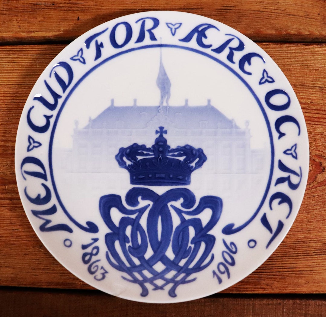 Bing & Grondahl Commemorative Plate for the Death of King Christian IX ...