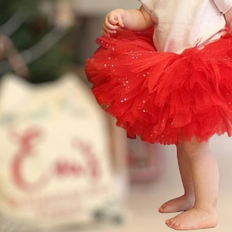 Tutu rojo - Etsy México