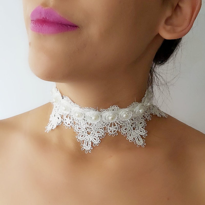 Lace Choker - Etsy