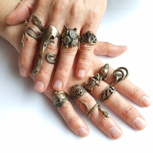 Quality Antque Brass Boho Rings Fashion Men Ring Mens Jewelry Boho Men ...