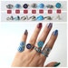 Evil Eye Rings Blue Evil Eye Jewelry Protection Rings Dainty Ring ...