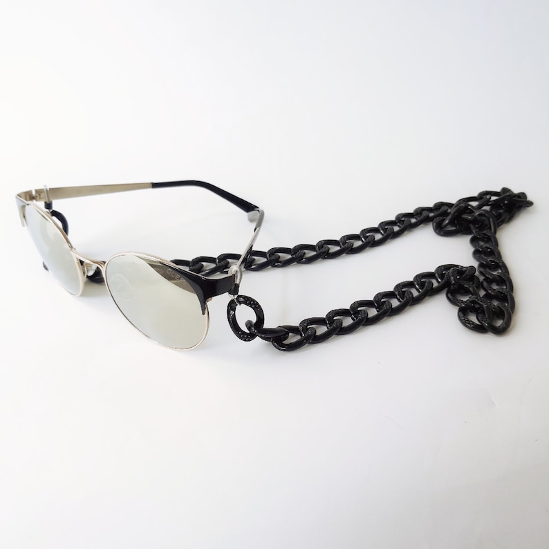 Black Glasses Chains Chunky Glasses Chain Eyeglass Necklace - Etsy