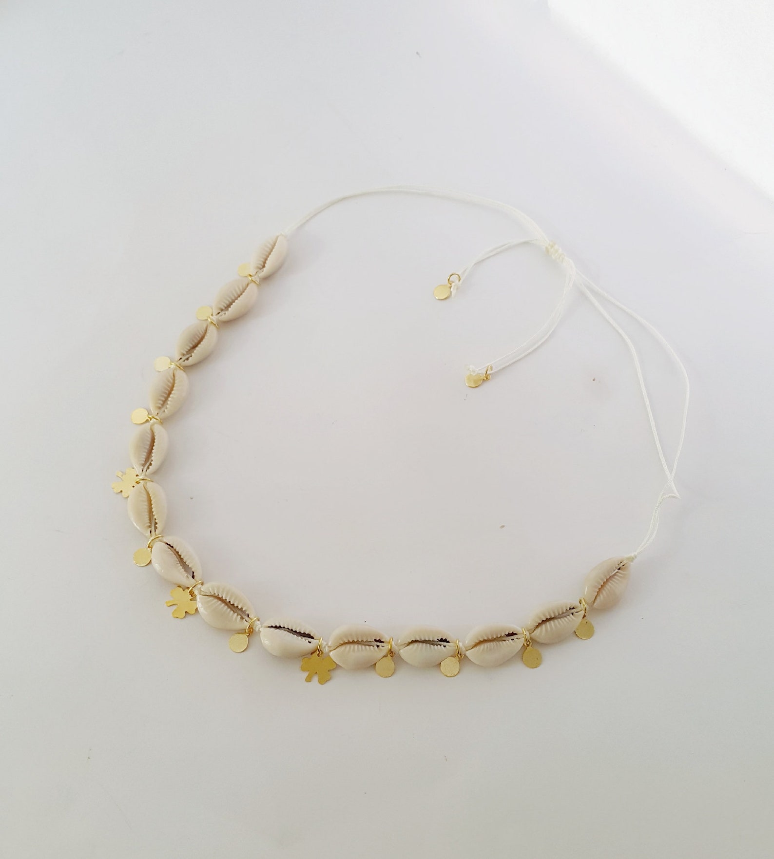 Sea Shell Choker Necklace Cowrie Choker Macrame Choker Beach | Etsy