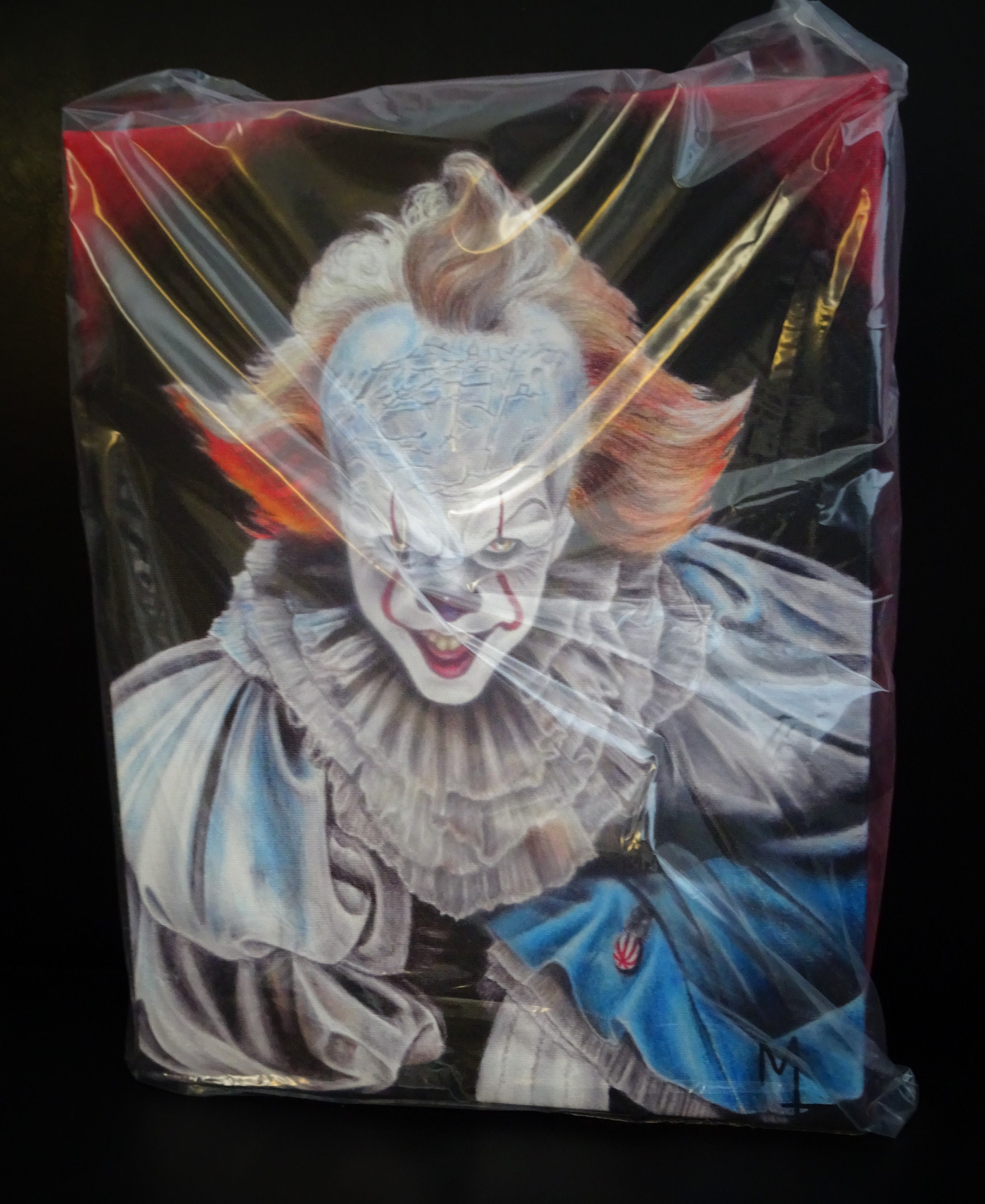 Pennywise 11x14"canvas Horror Art Print and Fine Art Paper Prints of ...