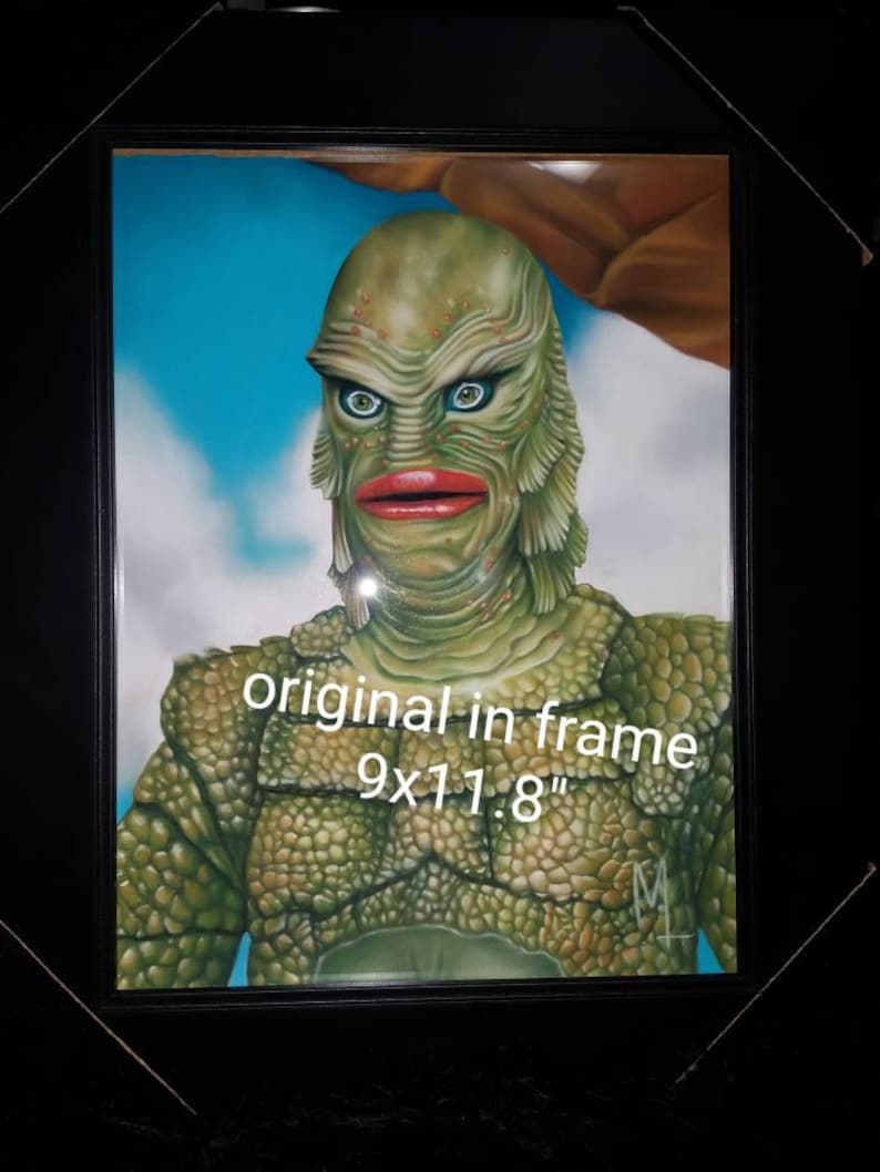 Gillman Creature From the Black Lagoon Canvas or Fine Art Prints or ...
