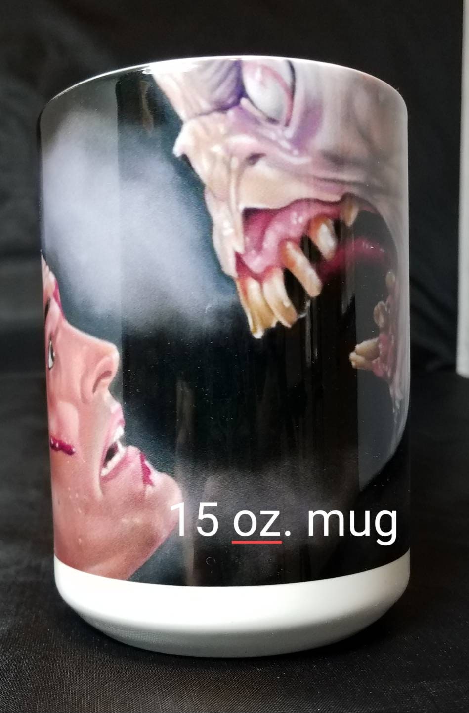 Ash and Henrietta Evil Dead 2 Ceramic Mug 11oz. and 15oz. Dead by Dawn ...