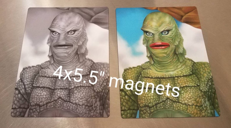 Gillman Creature From the Black Lagoon Canvas or Fine Art Prints or ...