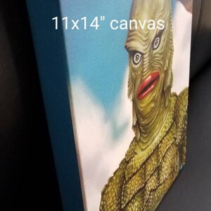 Gillman Creature From the Black Lagoon Canvas or Fine Art Prints or ...