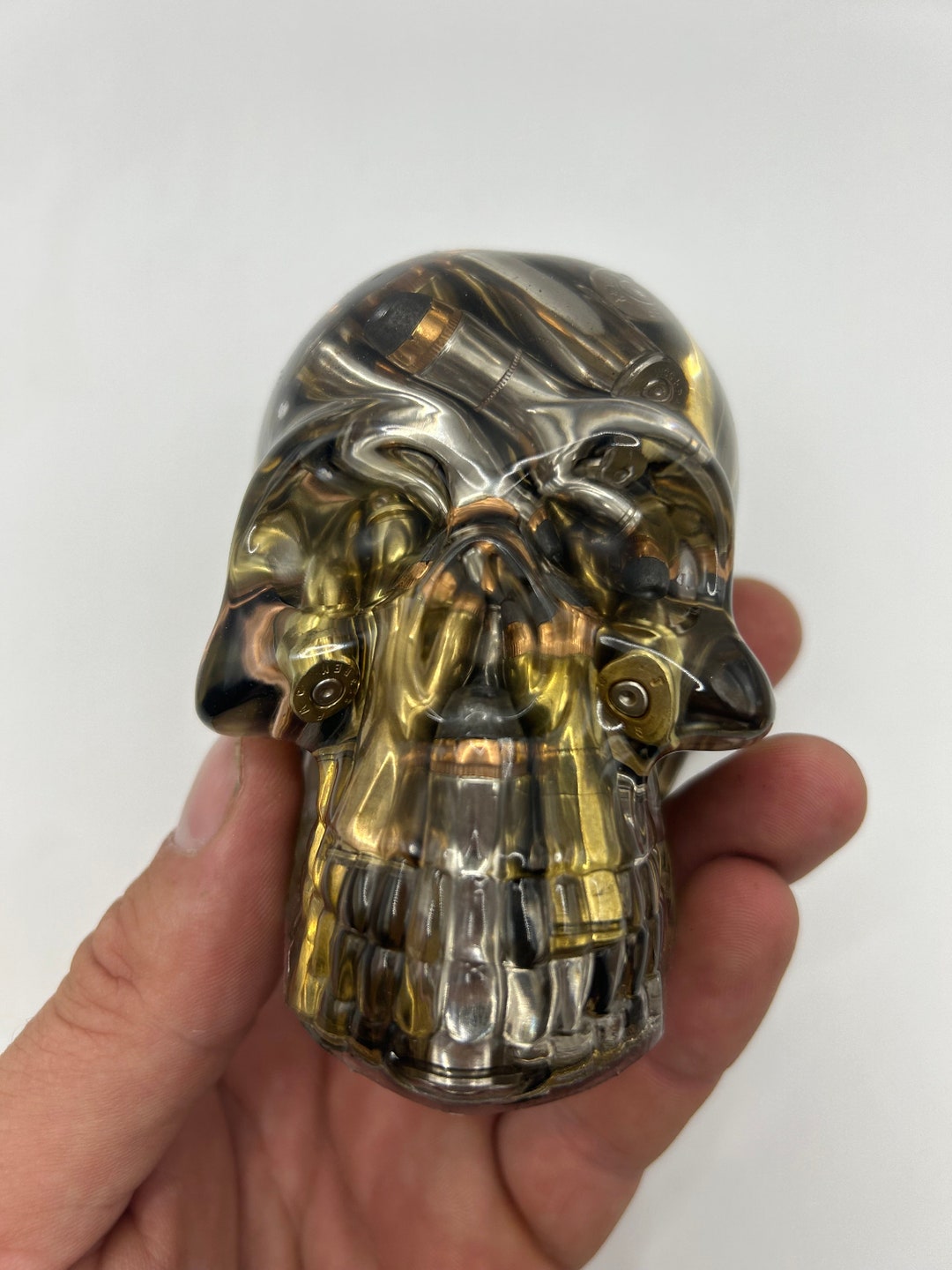 38 Special and .223 Resin Ammo Skull - Etsy