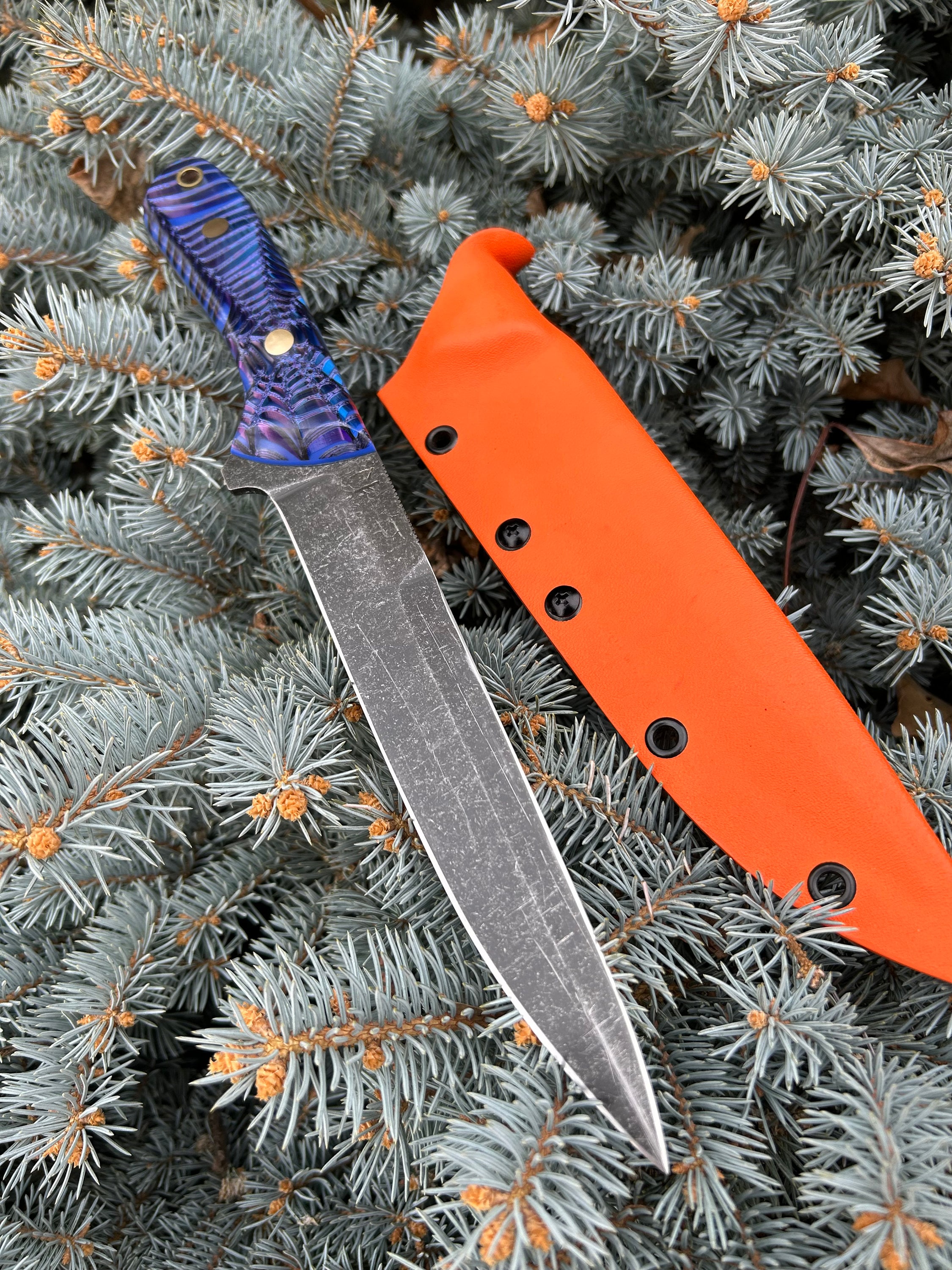 7 Blade Combat Style Knife - Etsy