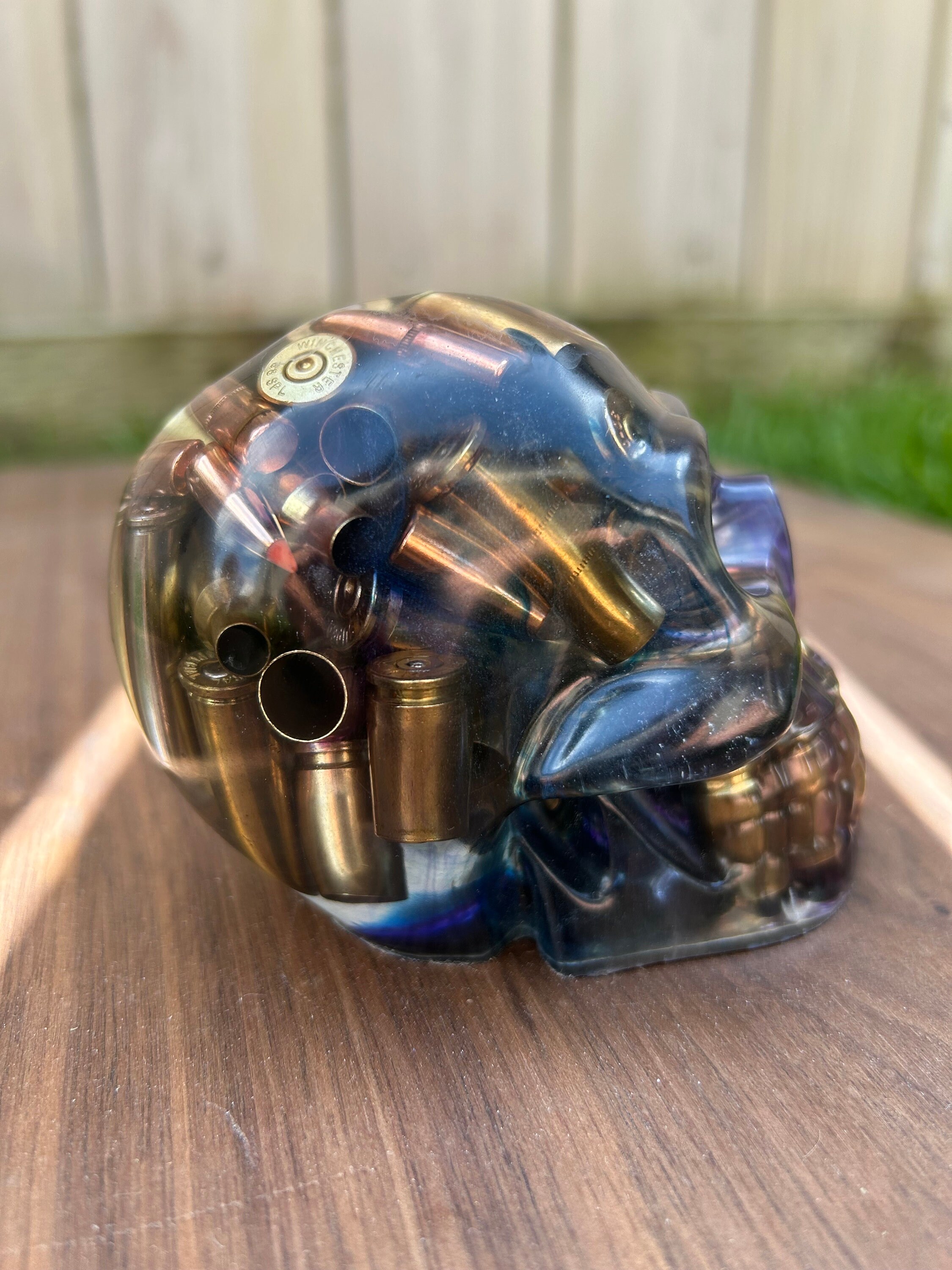 Resin Ammo Skull - Etsy Canada