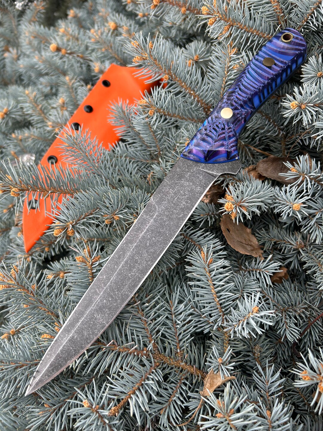 7 Blade Combat Style Knife - Etsy